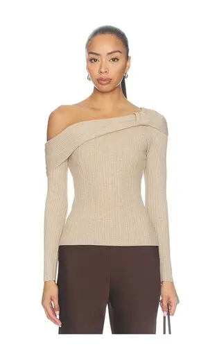 Heartloom Lucien Top In Ivory - Wheat