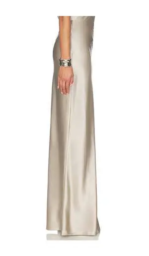 Veronica Beard Medina Skirt In Light Grey