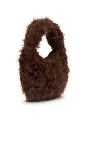 LAMARQUE Alix Leo Hobo Bag In Brown