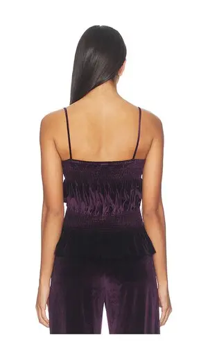 Amanda Uprichard Delphine Top In Purple