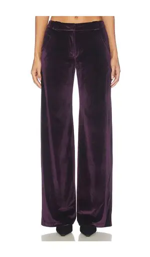 Amanda Uprichard Saddler Pant In Purple