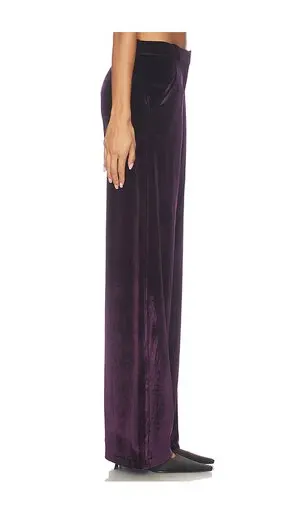 Amanda Uprichard Saddler Pant In Purple