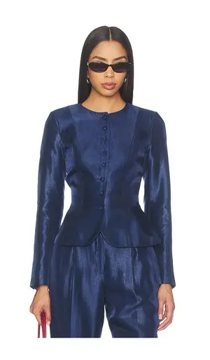 Amanda Uprichard Michelle Top - Navy