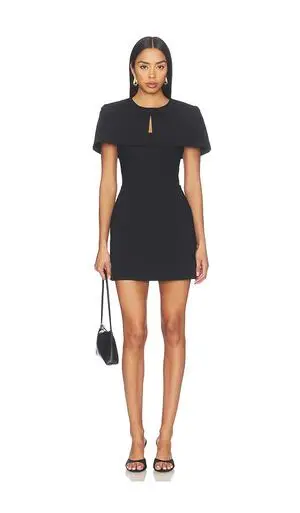 Amanda Uprichard Elyna Capelet Dress - Black