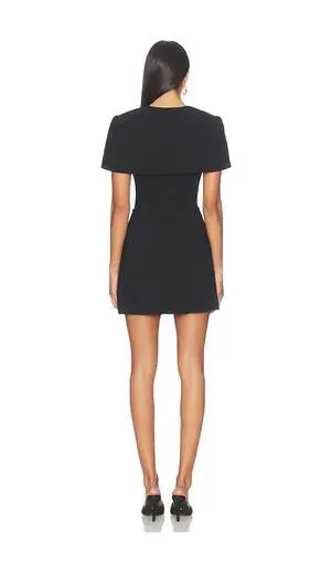 Amanda Uprichard Elyna Capelet Dress - Black
