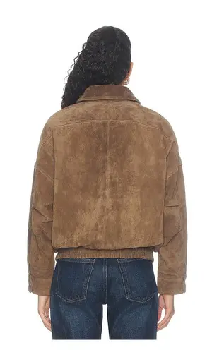 Heartloom Sully Suede Jacket In Brown