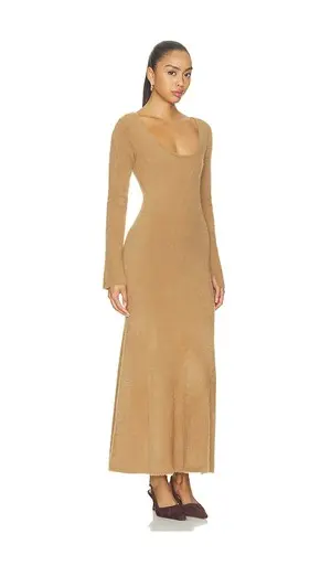 DODIEE Hannah Dress In Tan