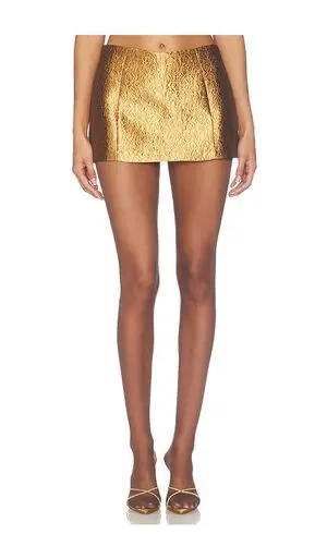 Amanda Uprichard Whitney Skort In Metallic