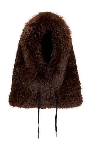 Adrienne Landau Julia Faux Fur Hat - Chocolate