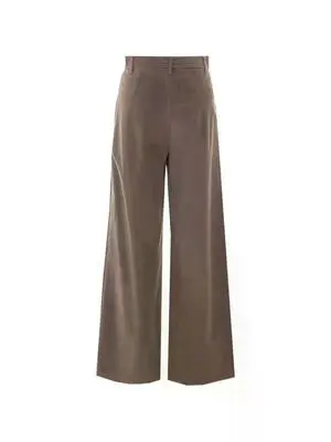 ELEH Pleated Wide-leg Trousers