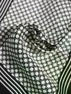 Dolce & Gabbana Geometric-pattern Pocket Square - Black