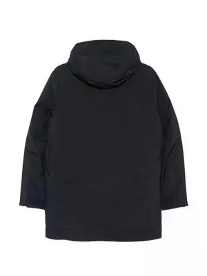 RRD Hooded Concealed-fastening Coat - Blue