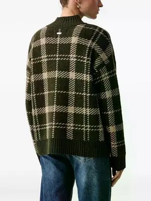 Barbour Delilah Tartan Wool Jumper