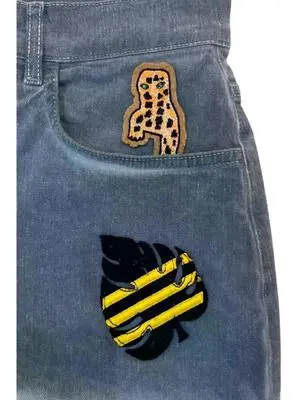 Mr & Mrs Italy Patch-detail Cotton Shorts