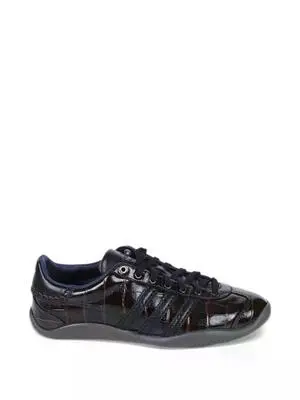 Adidas Crocodile-effect Leather Sneakers - Brown