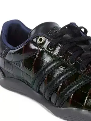 Adidas Crocodile-effect Leather Sneakers
