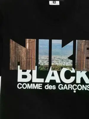 Comme Des Garçons X Nike Cityscape-printed T-shirt - Black