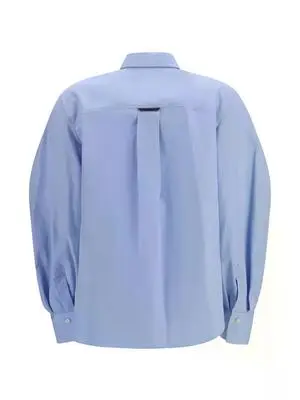 Brunello Cucinelli Bell-sleeve Cotton Shirt