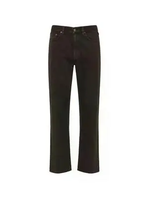 Zegna Straight-leg Belt-loop Jeans - Brown
