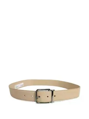 Dolce & Gabbana Leather Buckle Belt - Neutrals