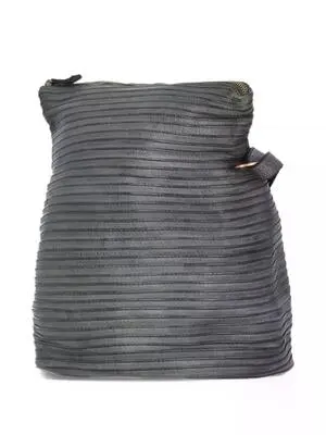 Maje Textured Leather Shoulder Bag