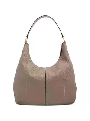 THE BRIDGE Front-pocket Leather Shoulder Bag