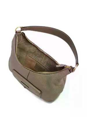 THE BRIDGE Front-pocket Leather Shoulder Bag