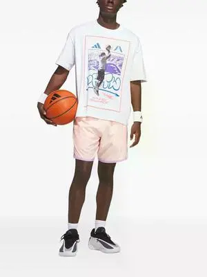 Adidas Anthony Edwards Crazy Lite Shorts - Orange