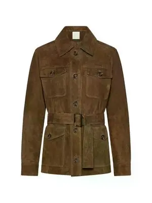 Marella Belted Suede Jacket