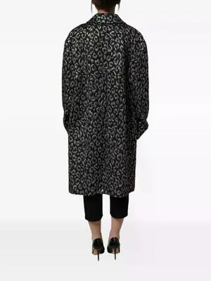 Dolce & Gabbana Leopard-jacquard Crystal-embellished Coat