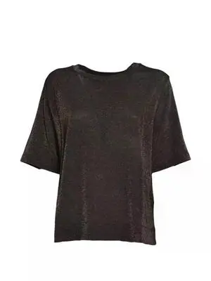Momoni Glitter-effect Short-sleeve T-shirt