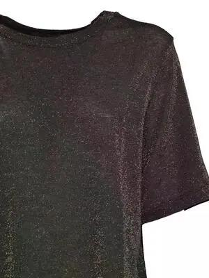 Momoni Glitter-effect Short-sleeve T-shirt