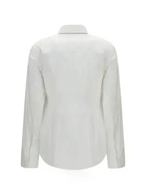 Brunello Cucinelli Pointed-collar Elongated-cuff Shirt - White