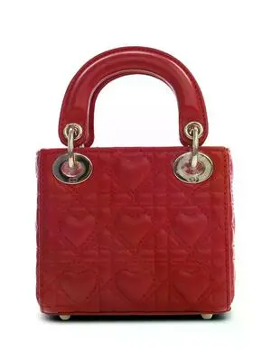 Dior 2021 Dioramour Micro Lambskin Cannage Lady Satchel