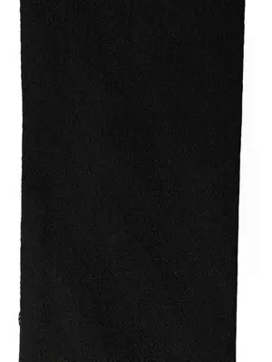 Dolce & Gabbana Knitted Fringed Scarf - Black