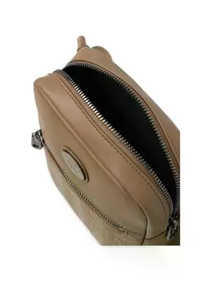 Lacoste Monogram Satchel - Neutrals