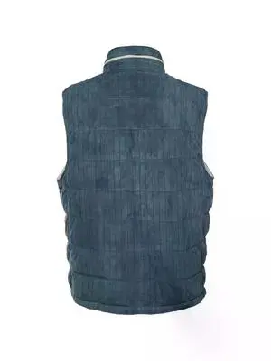 Brunello Cucinelli Striped Padded Vest