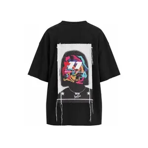 MYSIMPLICATED Oversized T-shirt With Pop Cola Vandal Muse Design W - Black