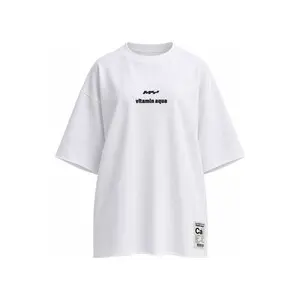 MYSIMPLICATED Oversized T-shirt With Vitamin Club Design W - White