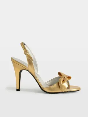 Zadig&Voltaire Zv Elegant Metallic Sandals - Gold
