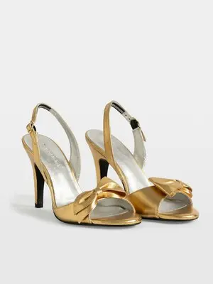 Zadig&Voltaire Zv Elegant Metallic Sandals - Gold