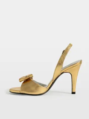 Zadig&Voltaire Zv Elegant Metallic Sandals - Gold