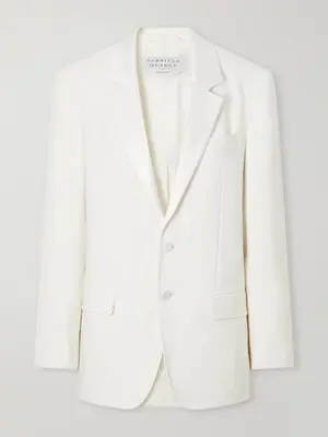 Gabriela Hearst Ivy Wool-woven Blazer