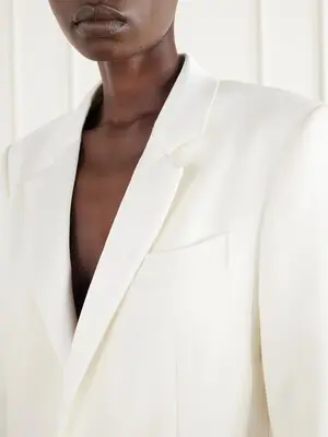 Gabriela Hearst Ivy Wool-woven Blazer