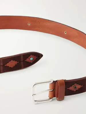 Anderson's 4cm Embellished Leather Belt