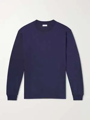 John Elliott Oversized Cotton-jersey T-shirt - Navy