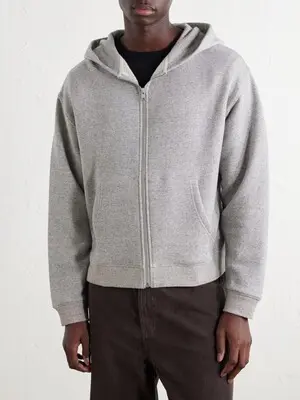 FRAME Cotton-jersey Zip-up Hoodie