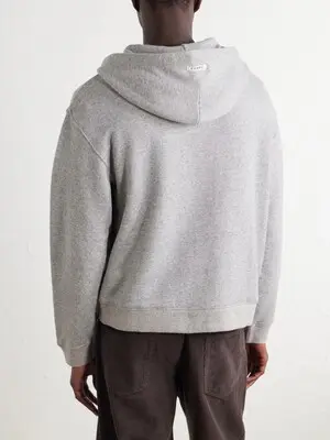 FRAME Cotton-jersey Zip-up Hoodie
