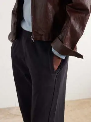 John Elliott Straight-leg Cotton-jersey Sweatpants