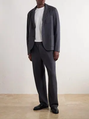 JAMES PERSE Cotton-blend Felt Suit Jacket
